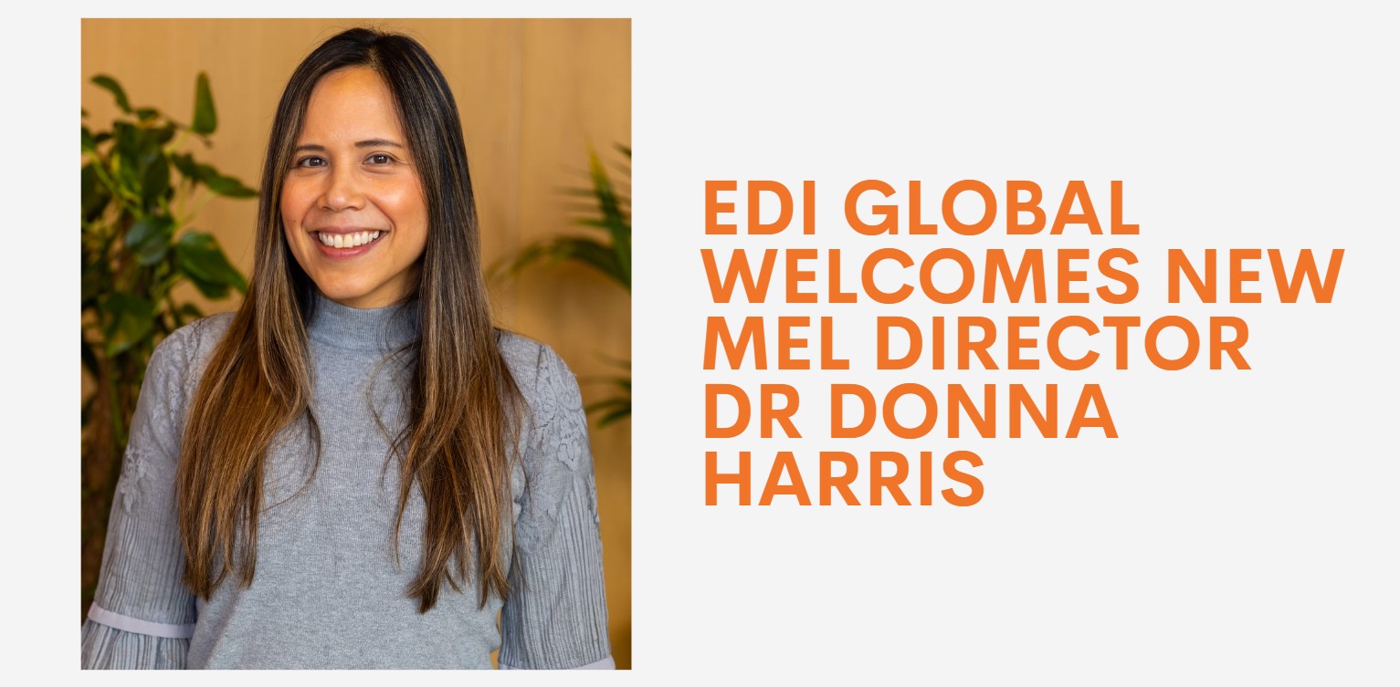 EDI Global Welcomes New MEL Director Dr Donna Harris - EDI Global